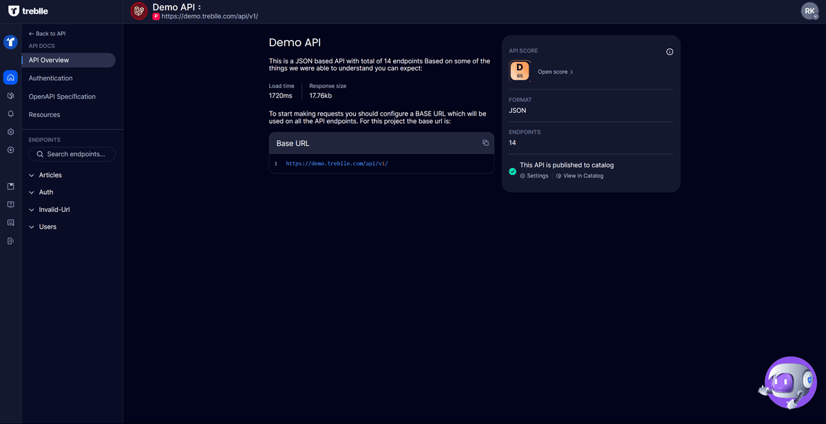 API Documentation – Treblle documentation